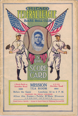 Federal_league_program.jpg (257×380) | Baseball ticket, Baseball ...